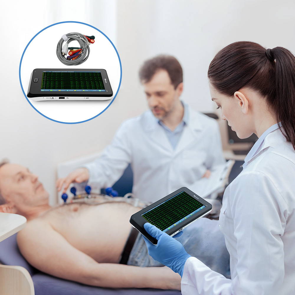 Point-of-Care 12-Lead ECG/EKG Machine Based on A Tablet, with Auto ...